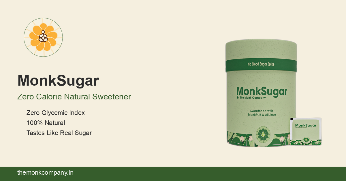MonkSugar — India's Best Zero-Calorie Sugar Alternative | The Monk Company